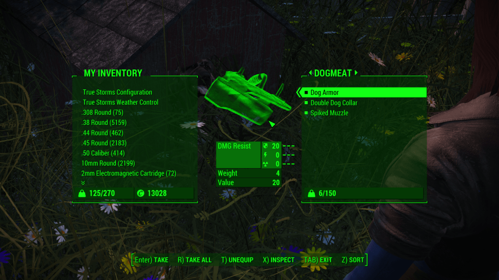 Companion Inventory Weight (3) - Fallout 4 Mod