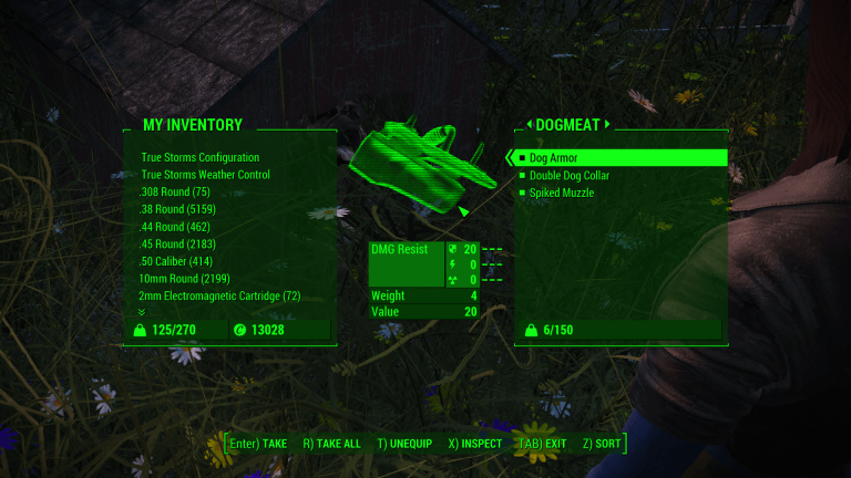 Companion Inventory Weight (3) - Fallout 4 Mod