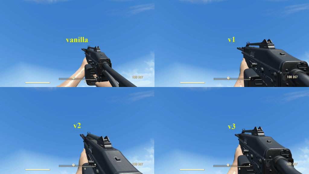 Submachine Gun 1st Animation Adjust - Fallout 4 Mod Download