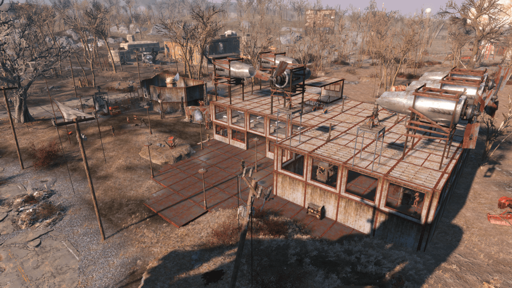 County Crossing Raider Settlement Blueprint - Fallout 4 Mod Download