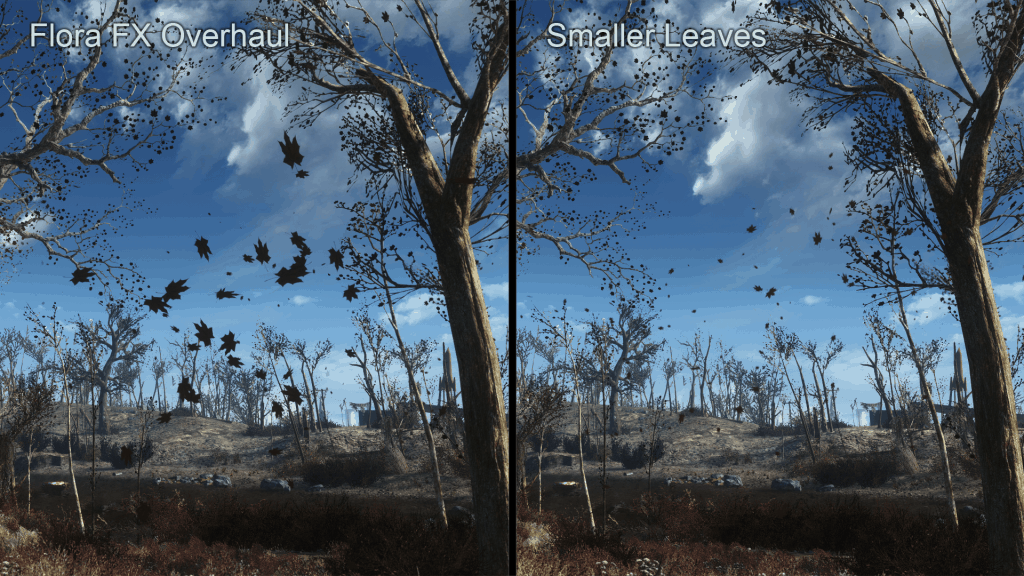 Flora FX Overhaul (Smaller Leaves Optimized) - Fallout 4 Mod Download