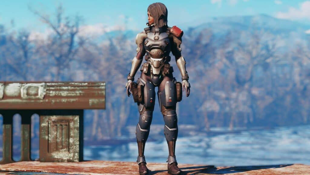 BoS Female Knight Armor (5) - Fallout 4 Mod
