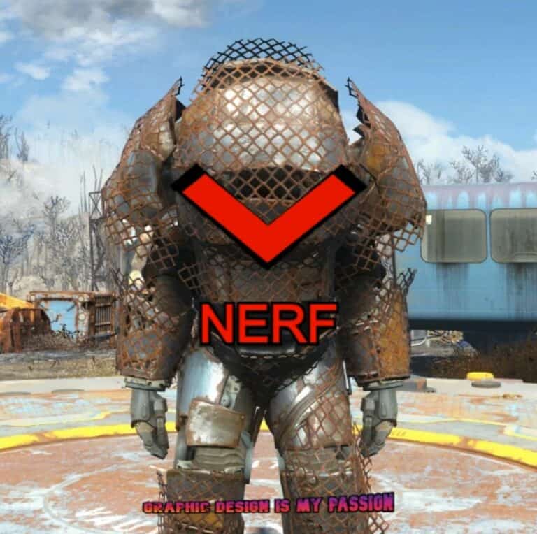 Overboss Power Armor Nerf - Fallout 4 Mod Download