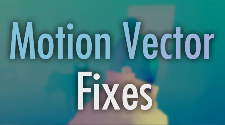 Motion Vector Fixes v1.0.2 - Fallout 4 Mod Download